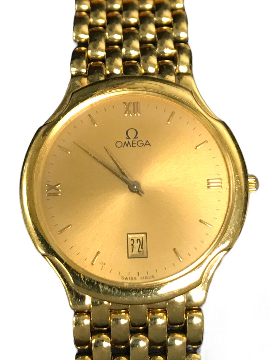Omega De Ville 18K Yellow Gold Vintage Men’s Watch – CDM Jewelry & Consignment